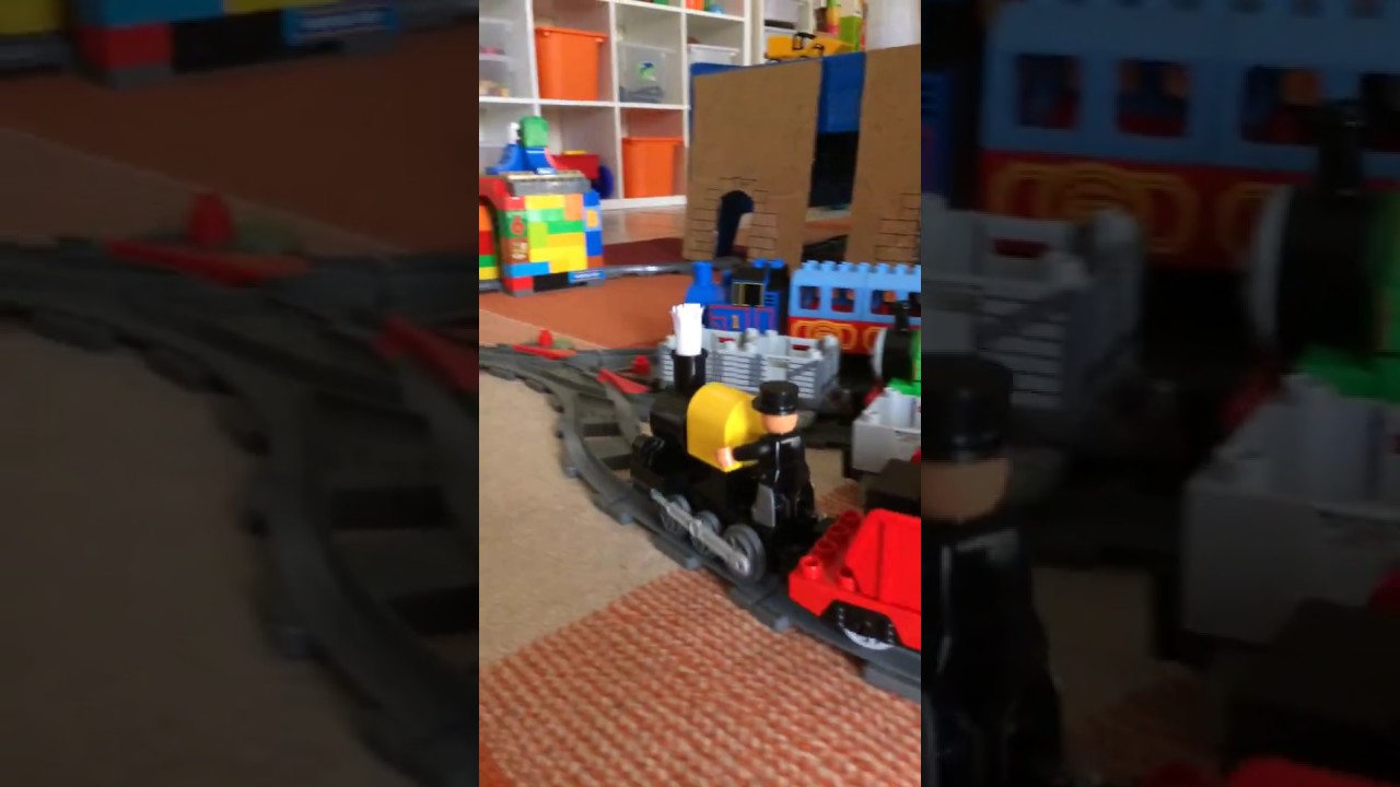 Duplo Fat Controller & Stephen the Rocket! - YouTube