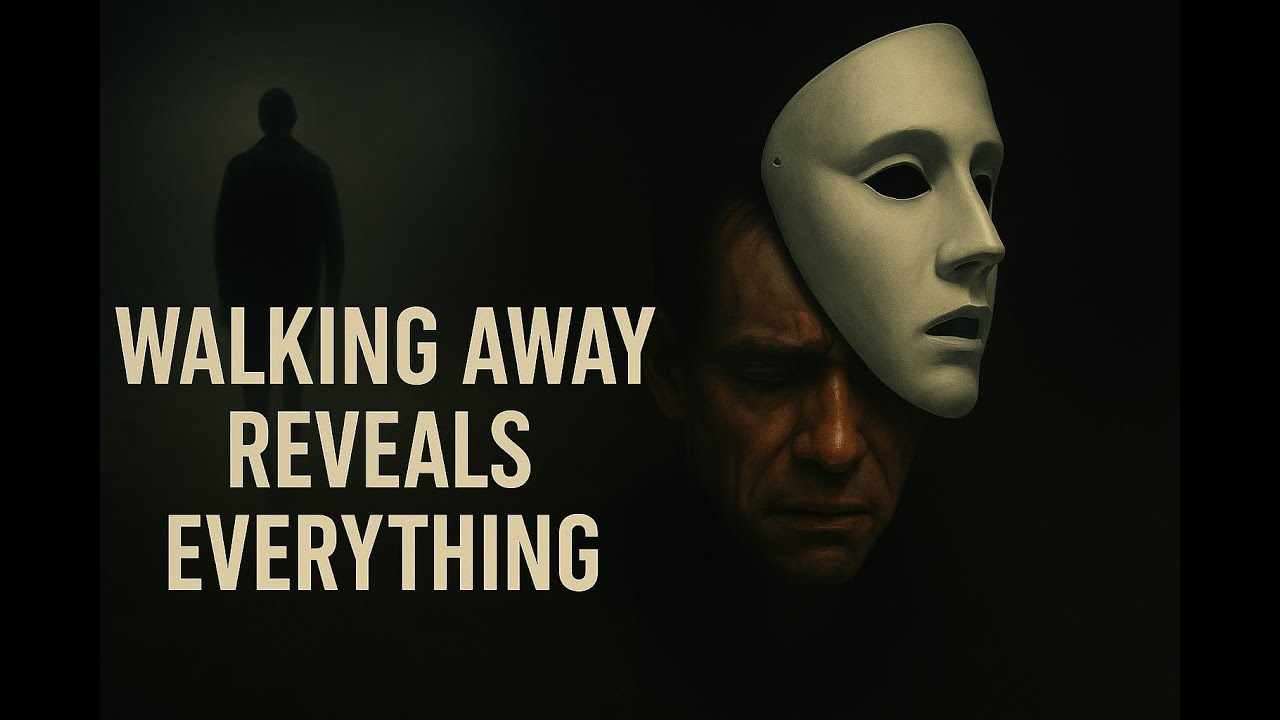 When You Walk Away, Their Mask Falls Off - YouTube