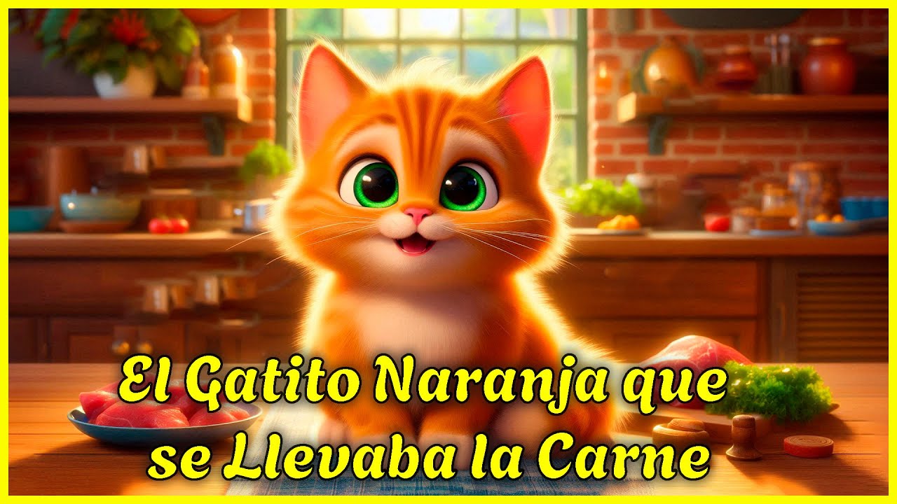 😸 ¡No Creerás lo que Hizo este Gatito Naranja! | Cuento con Mensaje 😻🥩 ...