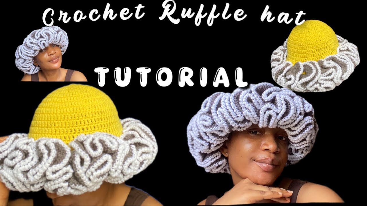 Crochet Ruffle Hat | Beginner-Friendly Tutorial - YouTube