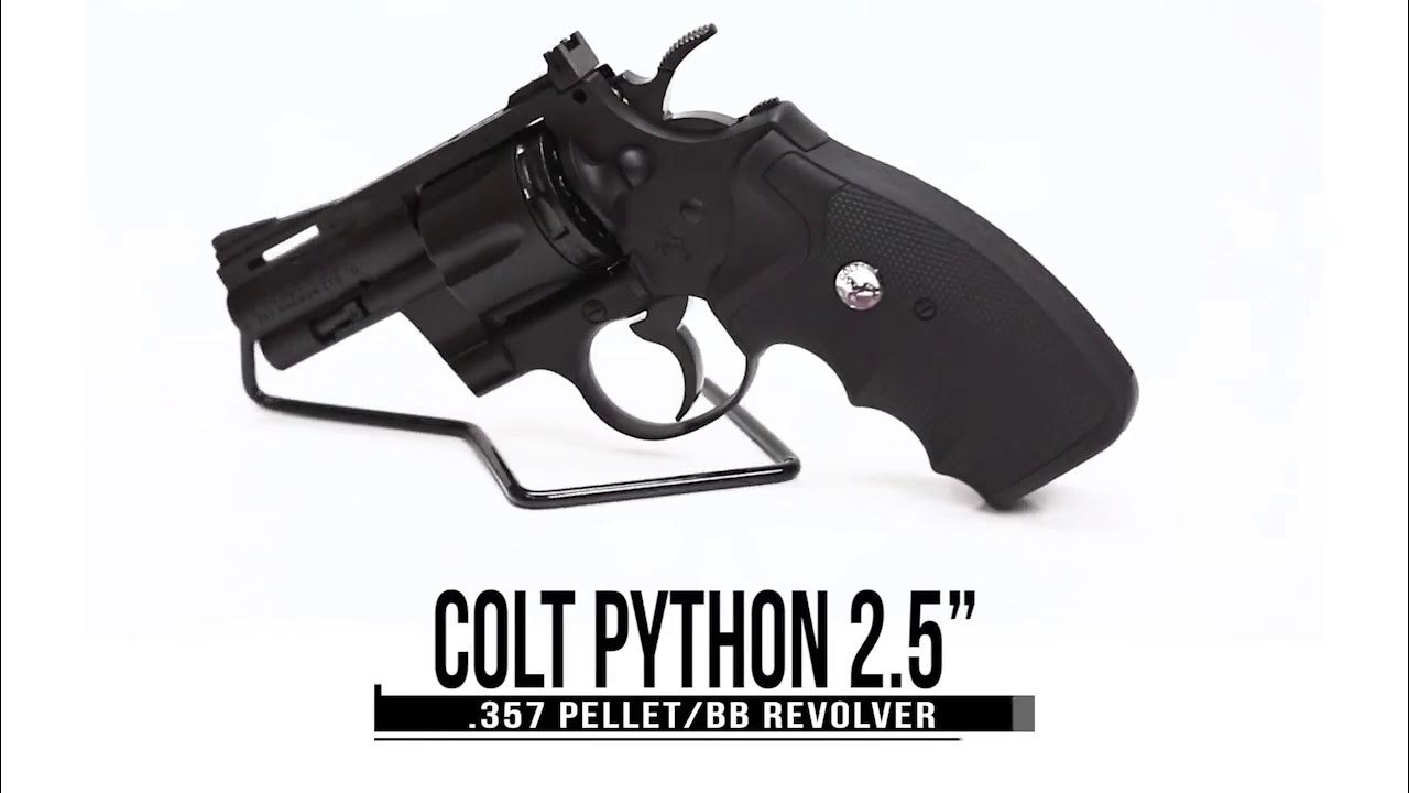 Colt Python 2.5" .357 CO2 Pellet/BB Revolver - YouTube