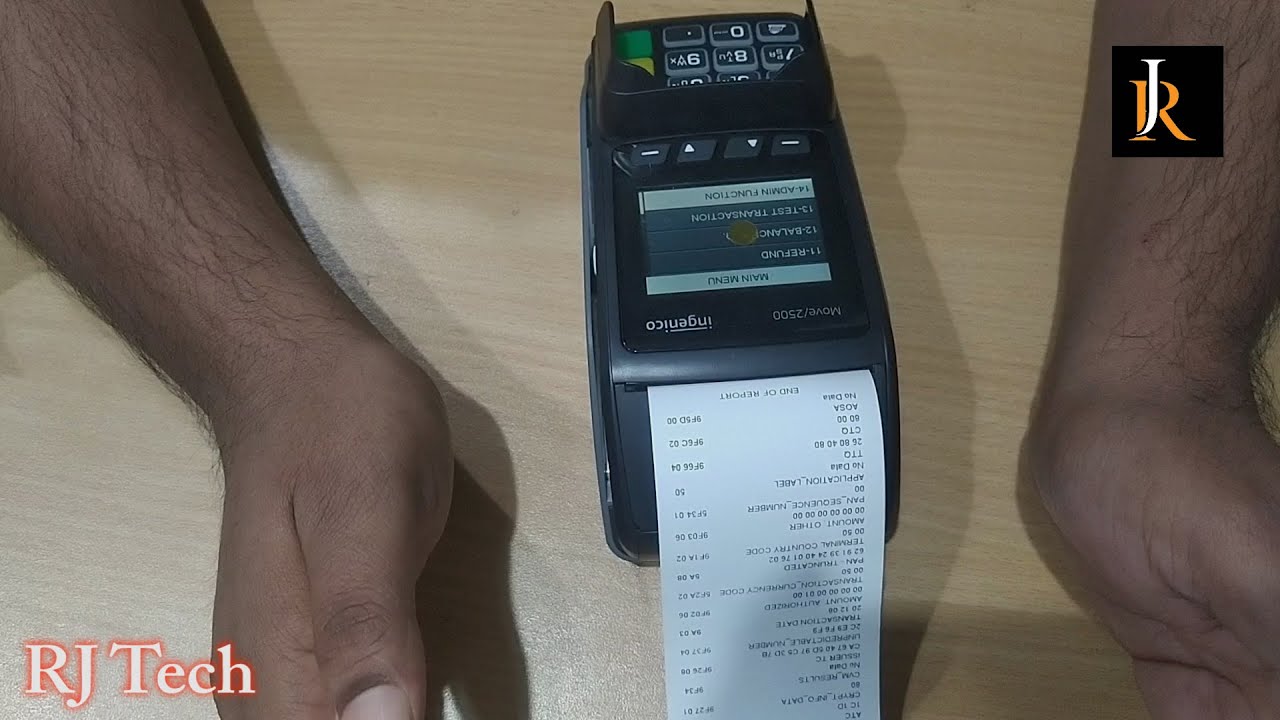 Thermal Paper installing in POS Machine - YouTube