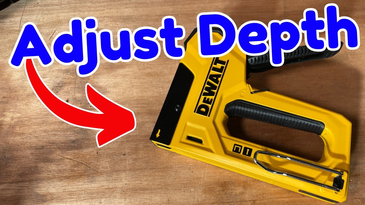 How to Adjust the Depth on a DeWALT Staple Gun (Easy Step-by-Step Guide ...