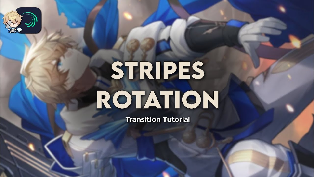 Stripes Rotation Transition Tutorial (Alight Motion) - YouTube