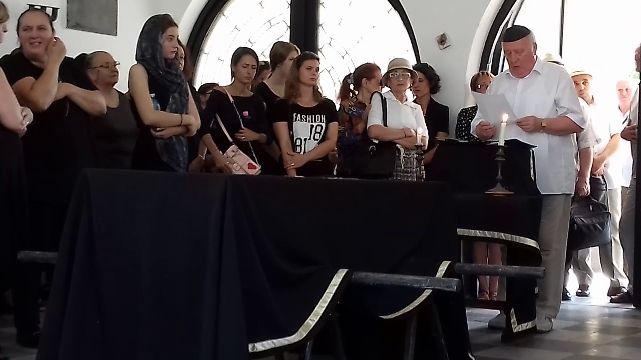 Peter Almasi in memoriam, Cimitirul Evreiesc Cluj 2017 - YouTube