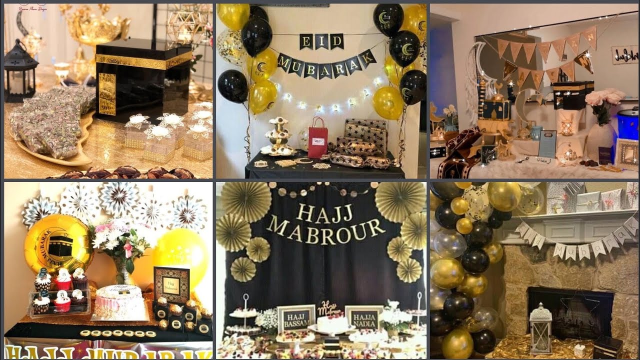 Hajj Mubarak decorations ideas ll beautiful and amazing balloon ...