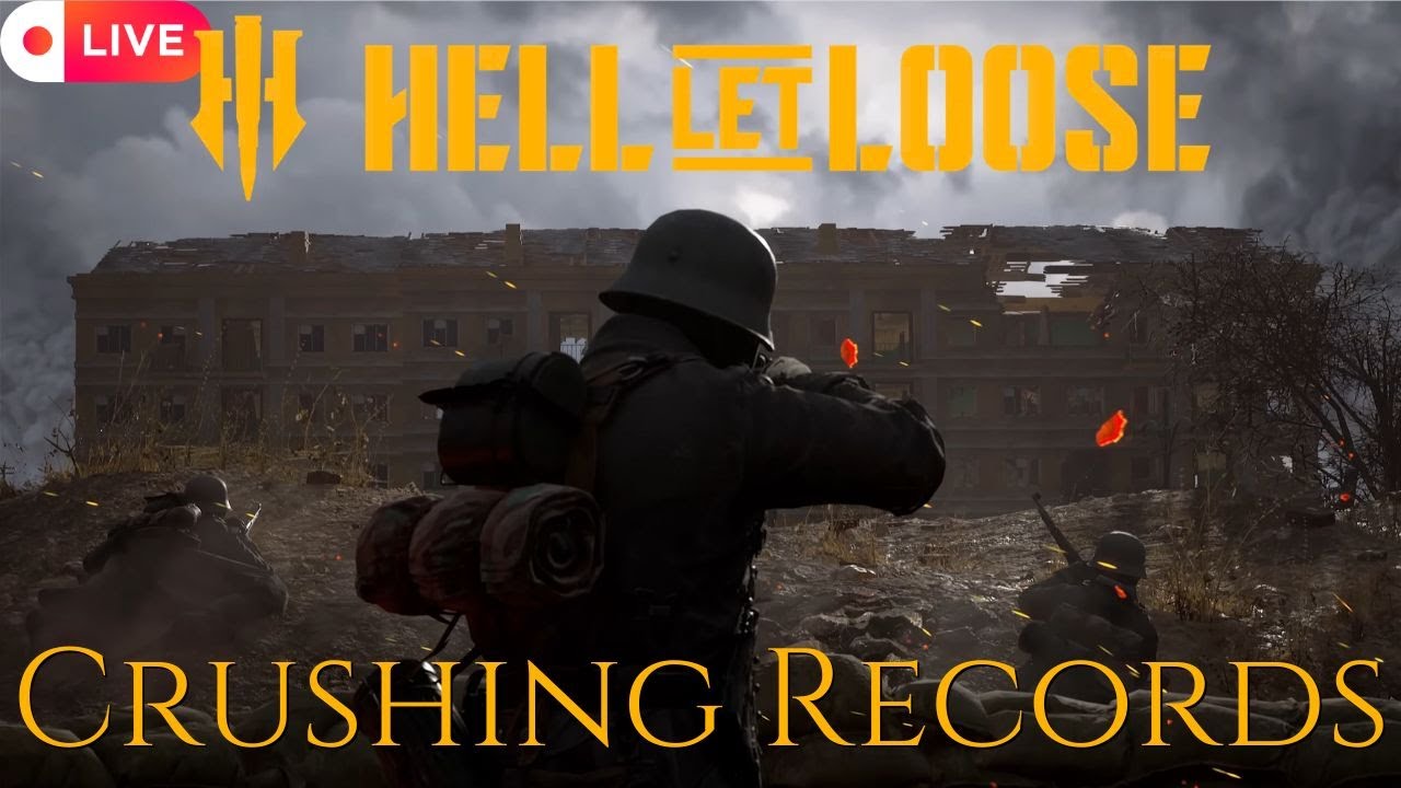 🔴 LIVE - Top Level Hell Let Loose Gameplay - going for 82ad records ...