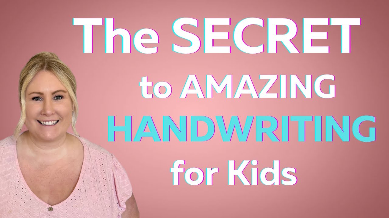 The Secret to Amazing Handwriting for Kids II From a Homeschool Mom ...