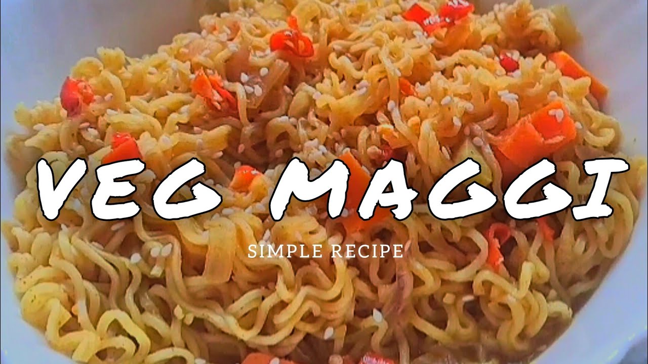 Simple Maggi making in my first food vlog || With few veggies || 😋😋 ...