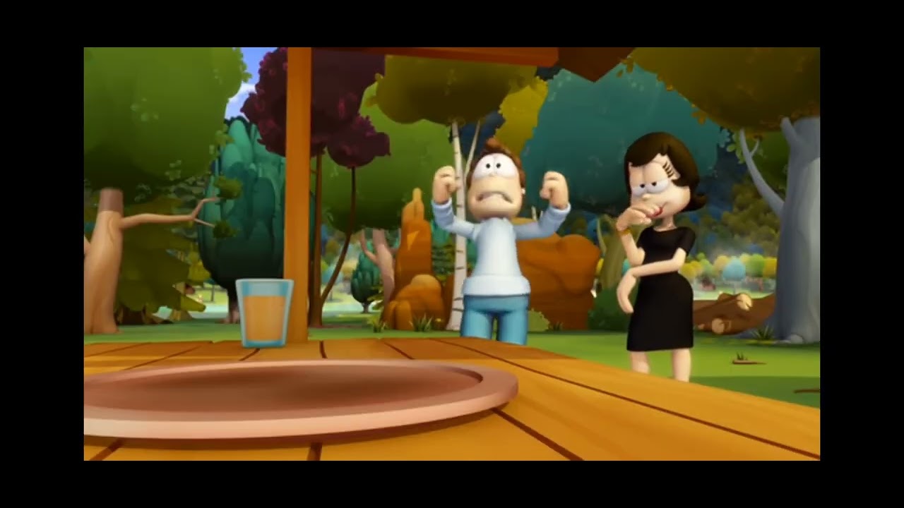 Jon screaming at Garfield - YouTube