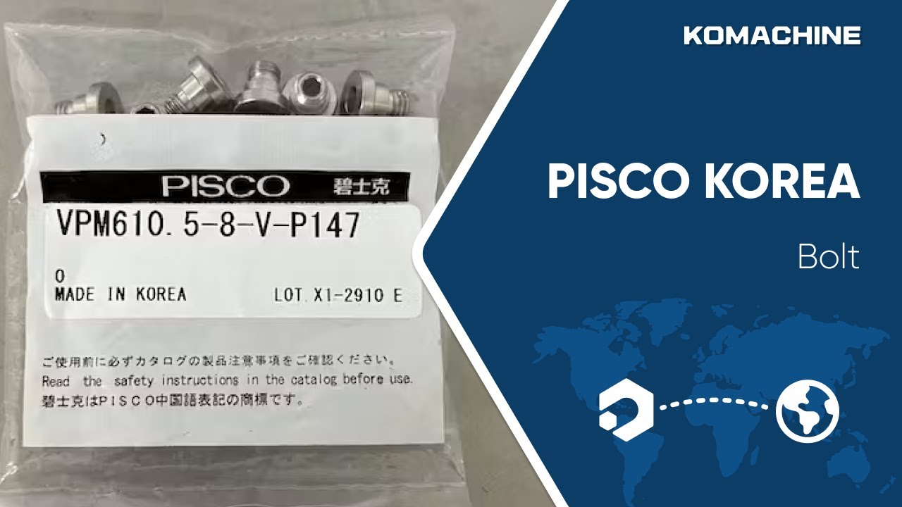 PISCO KOREA / Bolt (VPM610.5-8-V-P147) / INV-02628 - YouTube