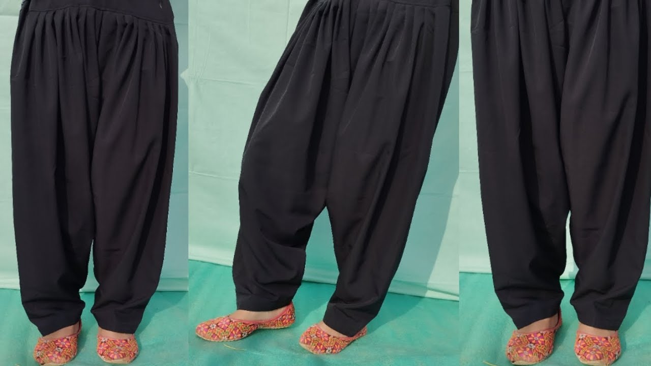 Simple Belt Wali Salwar Cutting And Stitching/Very Easy/ Step By Step ...