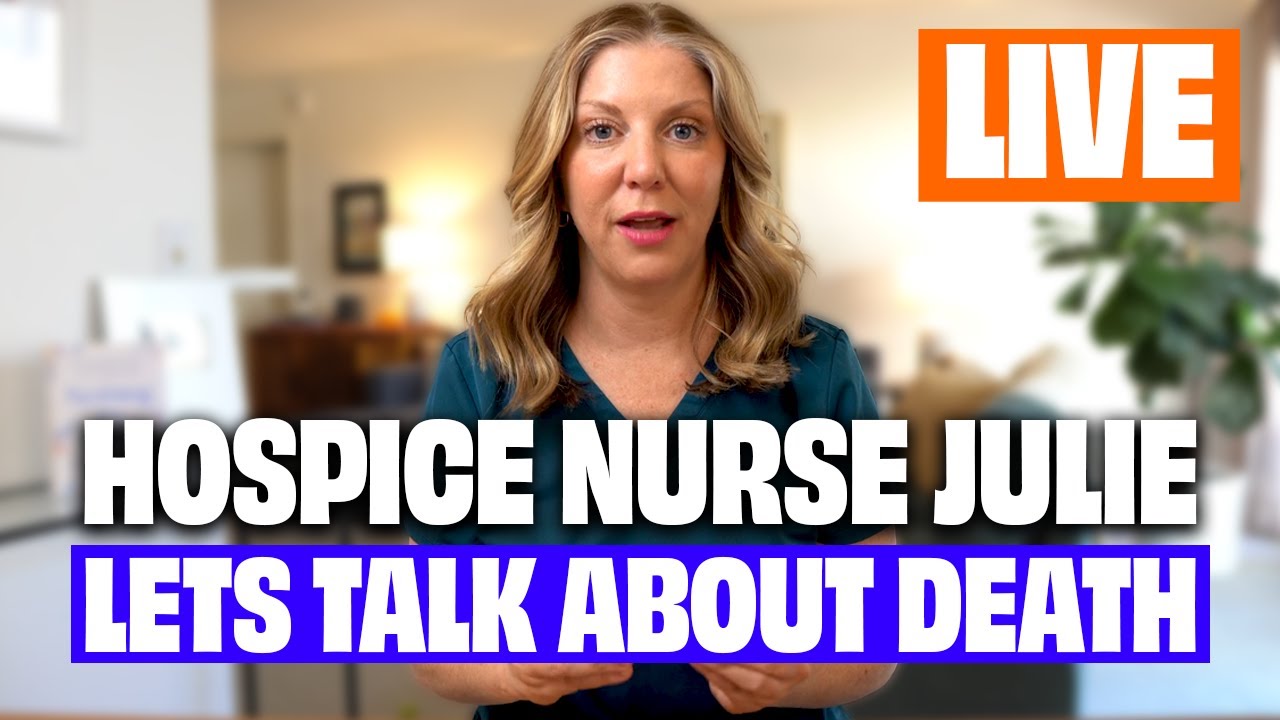 LIVE with Hospice Nurse Julie #Nurse #Nursing - YouTube