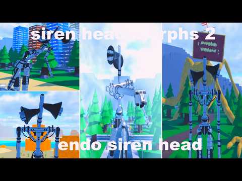 SIREN HEAD MORPHS 2 How to get ENDO SIREN HEAD BADGE and ENDO SIRENHEAD MORPH  - ROBLOX!
