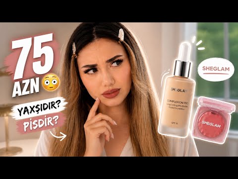 Ucuz makiyaj = pis nəticə? SHEGLAM sınadım 😳 #makeup #budgetmakeup #sheglam #azerbaycan 