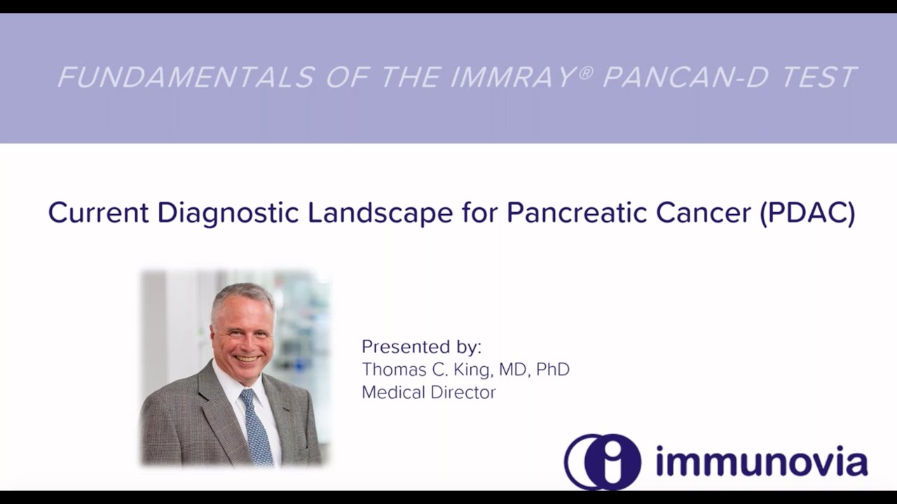 Diagnostic Landscape for PDAC - YouTube