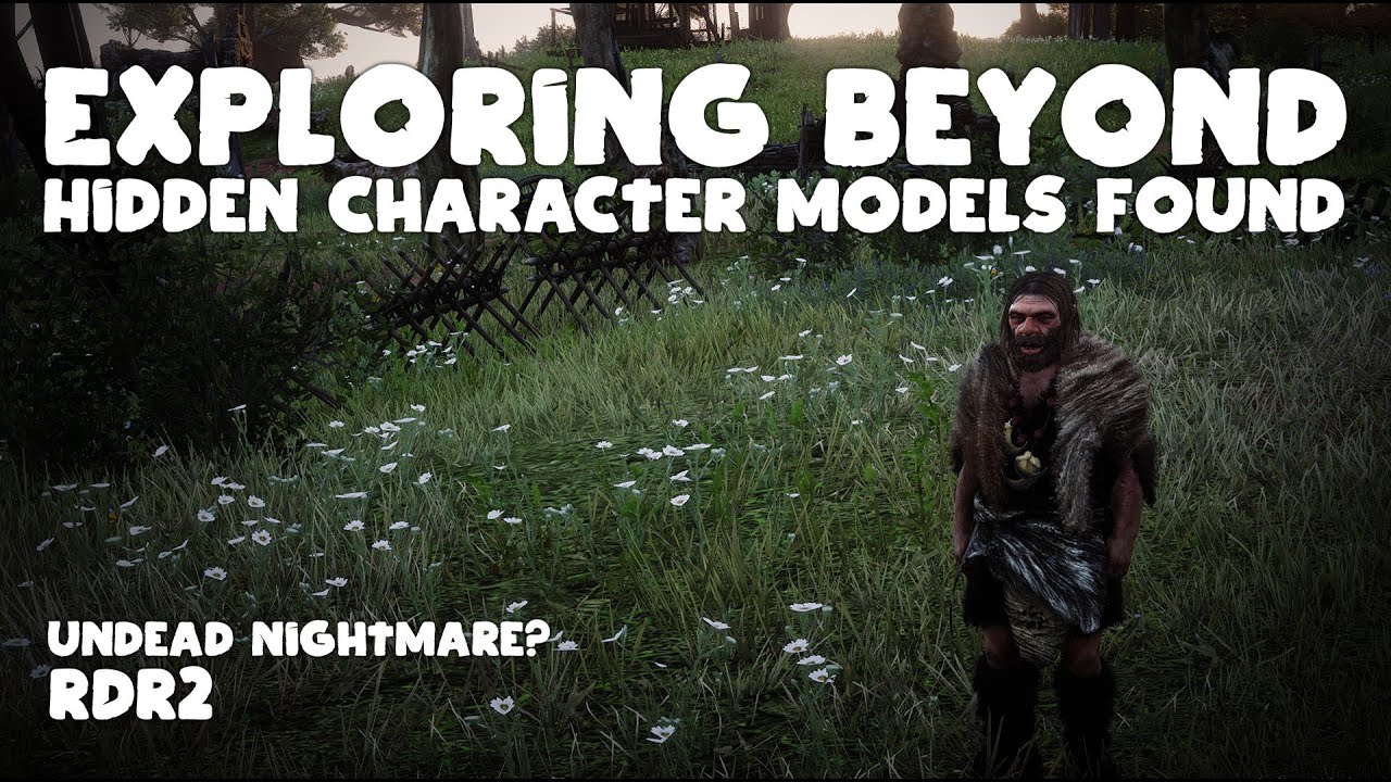 RDR2 | Hidden Character Models Found! - YouTube