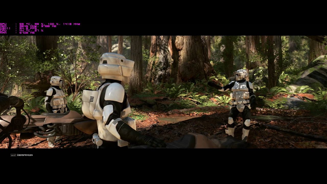 Star Wars Battlefront German Deutsch Speeder Wald Mission - YouTube