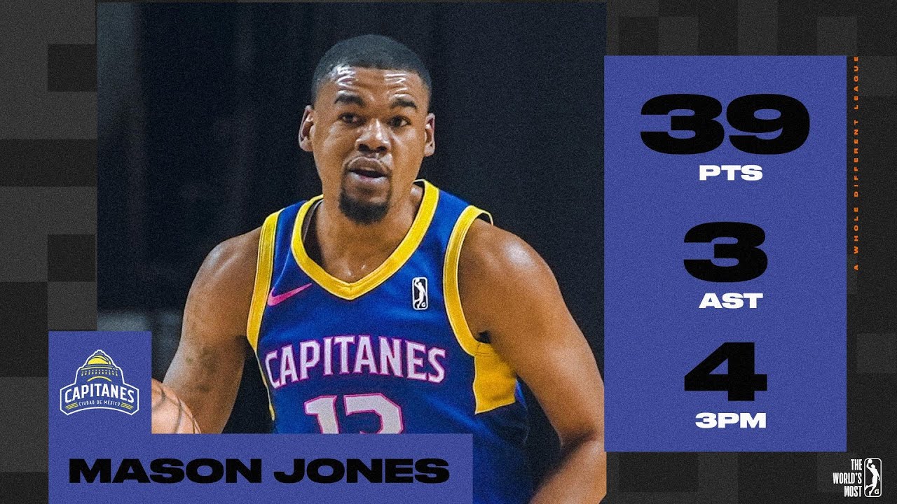 Mason Jones Pops Off For 39 PTS In Mexico City Win - YouTube