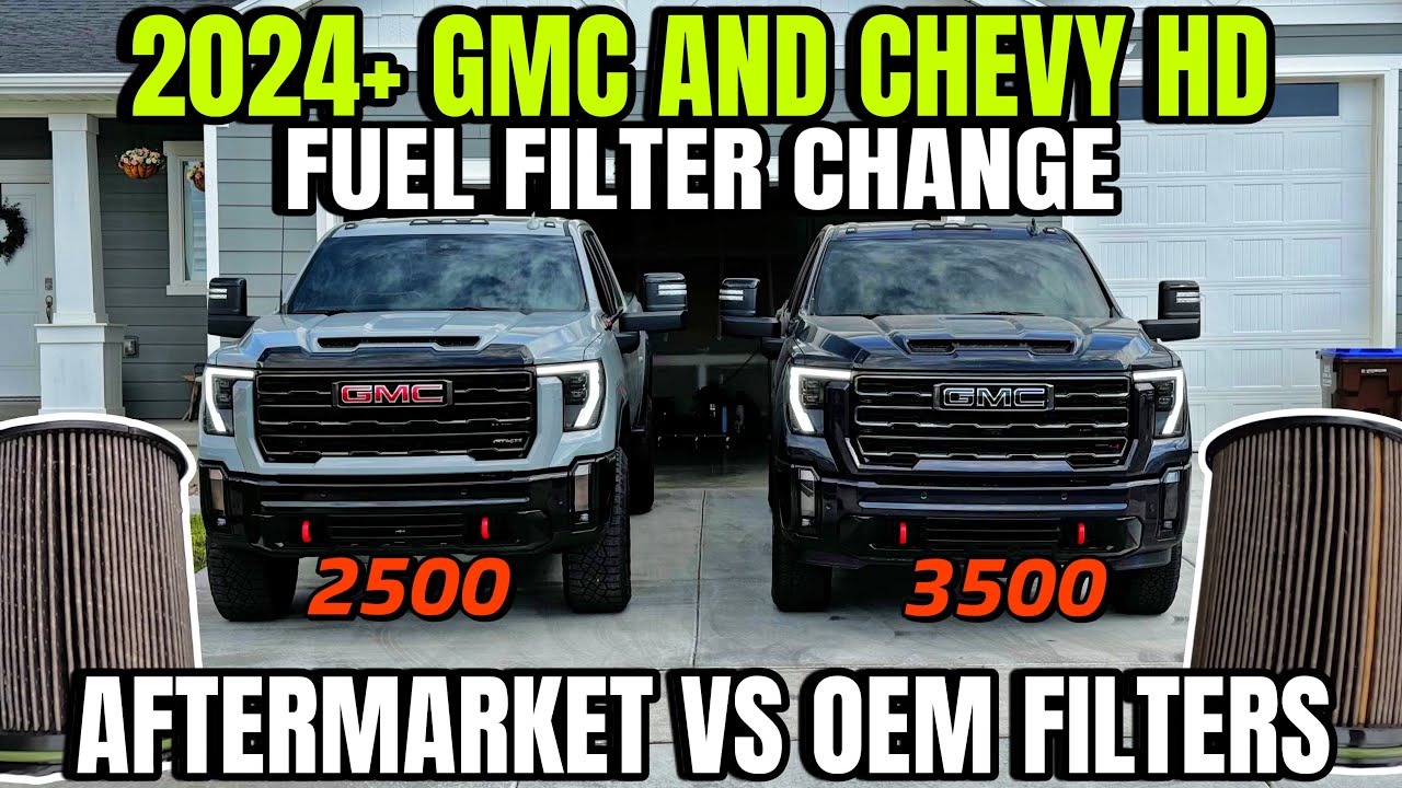 2024+ Sierra Silverado HD How To Change Fuel Filter : Docs Aftermarket ...