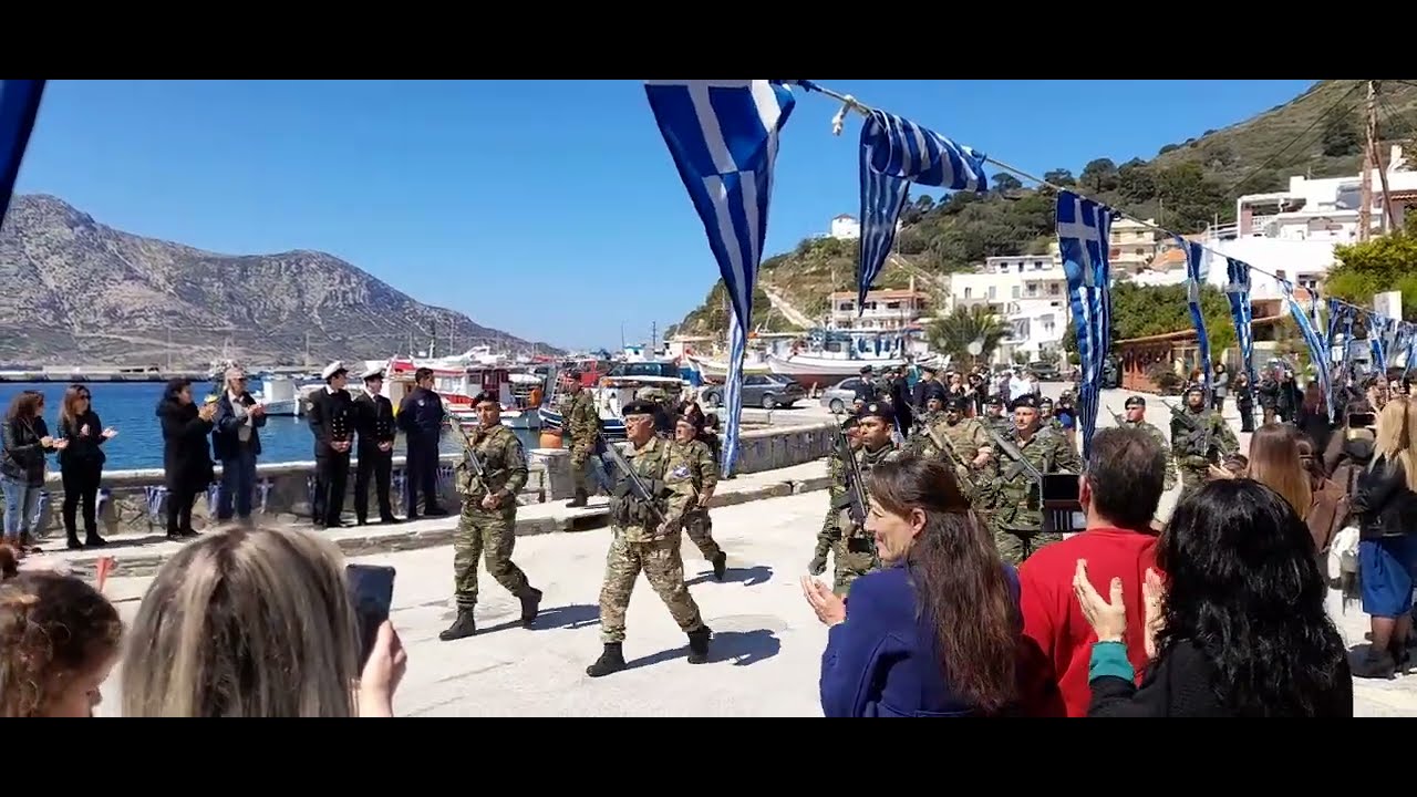 ΠΑΡΕΛΑΣΗ 25η Μαρτιου 2023 ΦΟΥΡΝΟΙ ΚΟΡΣΕΩΝ - YouTube