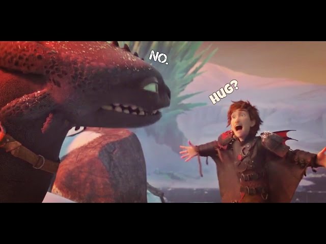 How To Train Your Dragon Hiccup And Toothless Hug