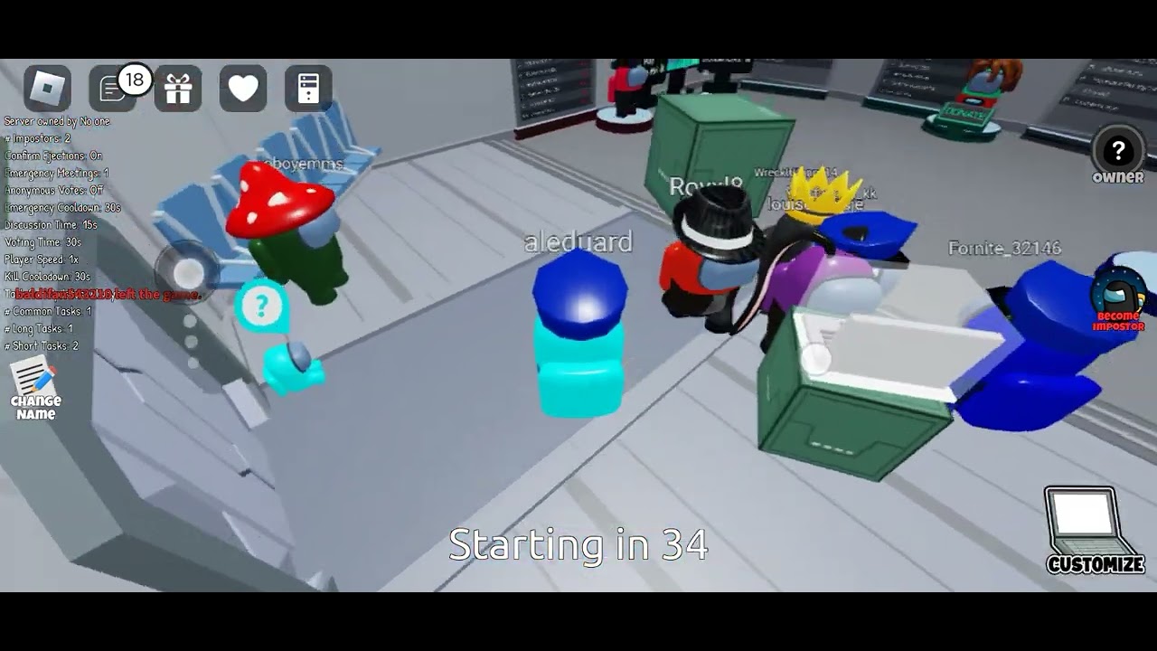 playing among us in roblox - YouTube
