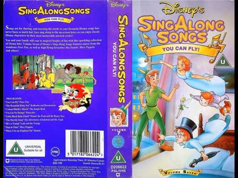 Disney's Sing-Along Songs: You Can Fly! (1993 UK VHS)