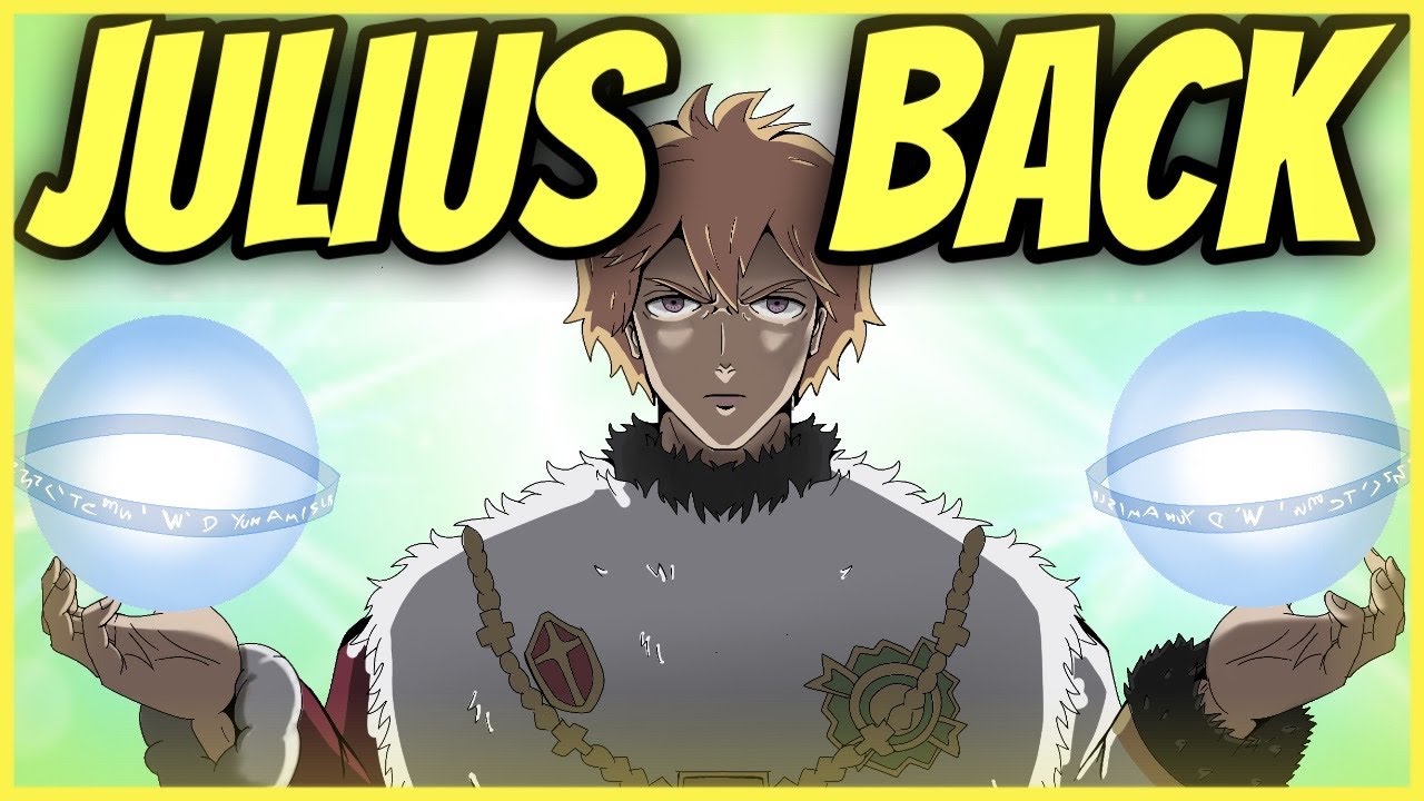 Black Clover Julius BACK 23 Years old - YouTube