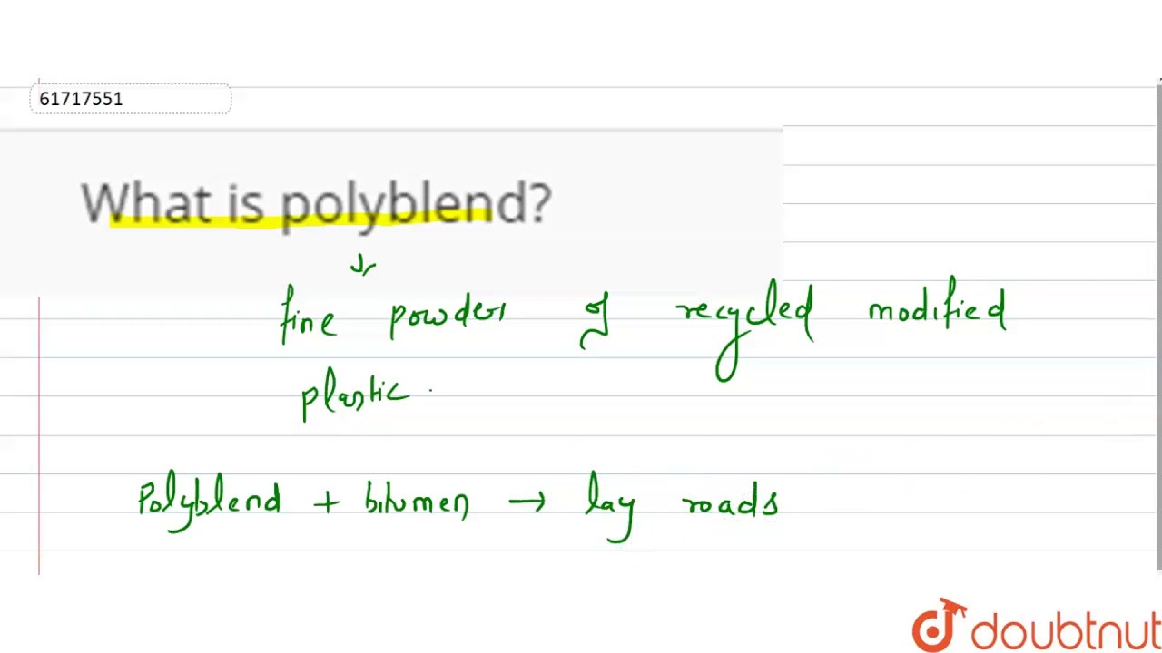 What is polyblend? - YouTube
