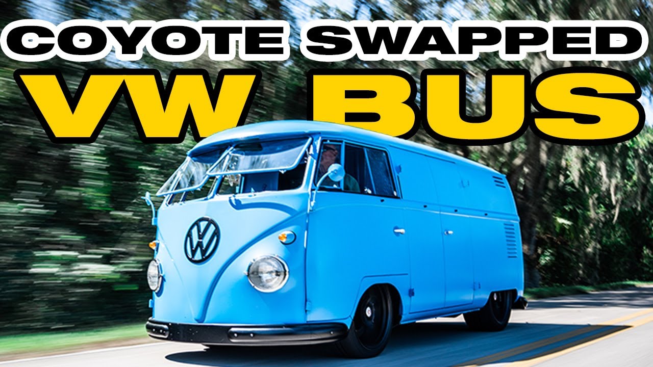 Coyote Swapped VW Bus - YouTube
