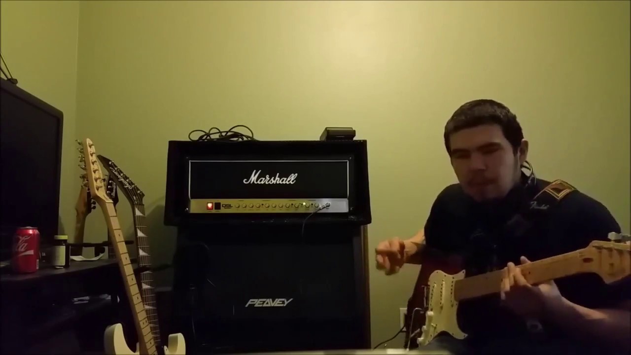 Fender Strat Marshal DSL 100H & Peavey 5150 4x12 Cabinet P.2 - YouTube