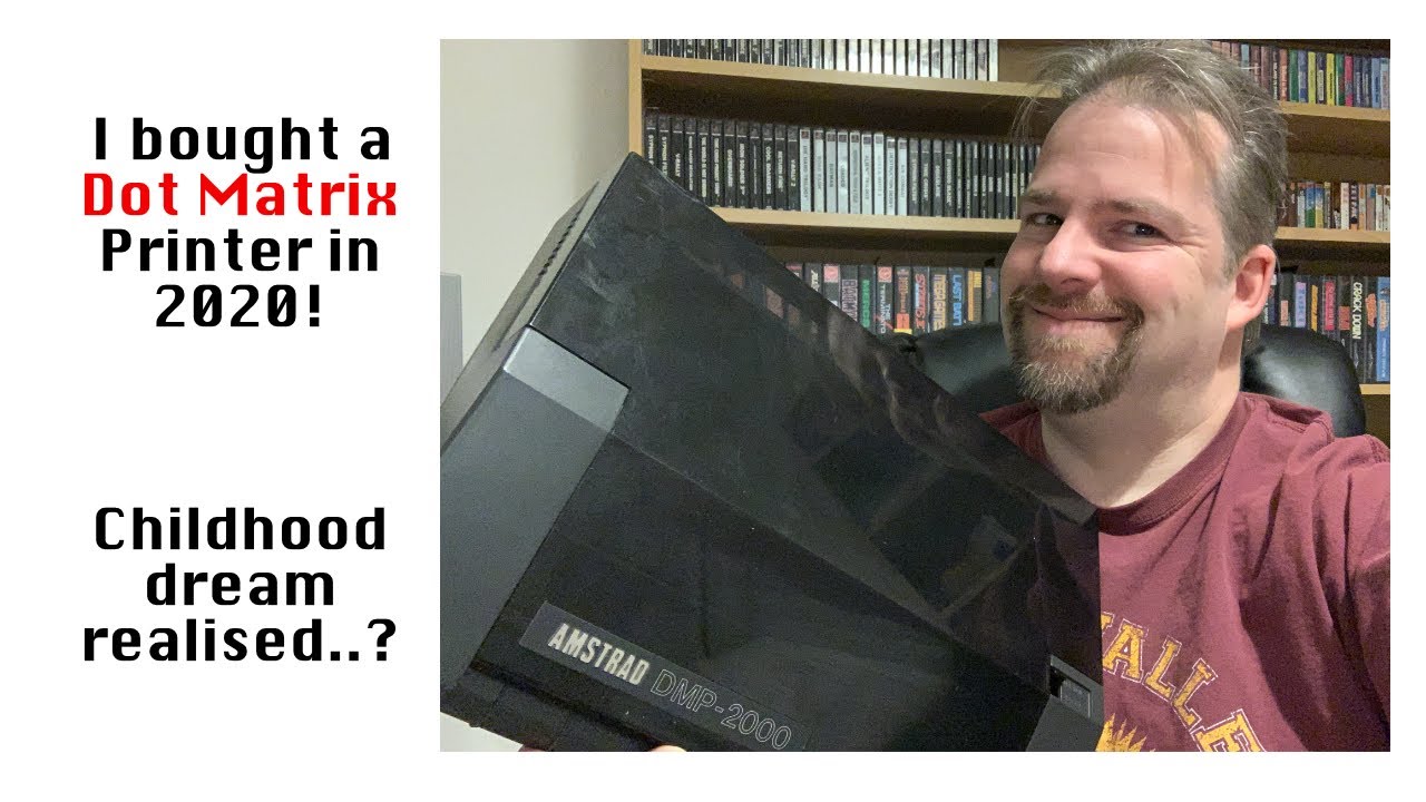 Retro Gaming Memories: Amstrad DMP-2000 Dot Matrix Printer - YouTube