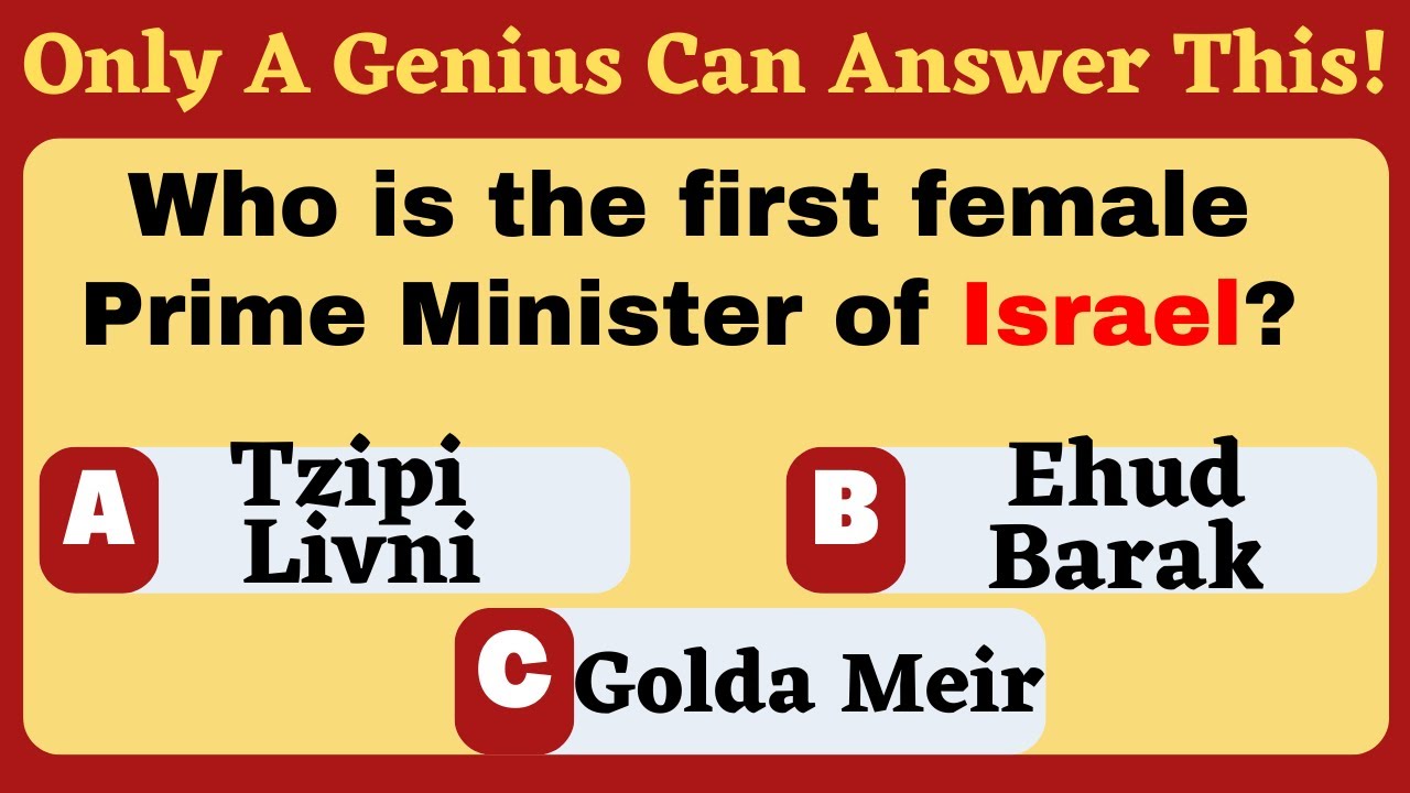 Logical General knowledge Quiz will Stretch Your Brain | general ...