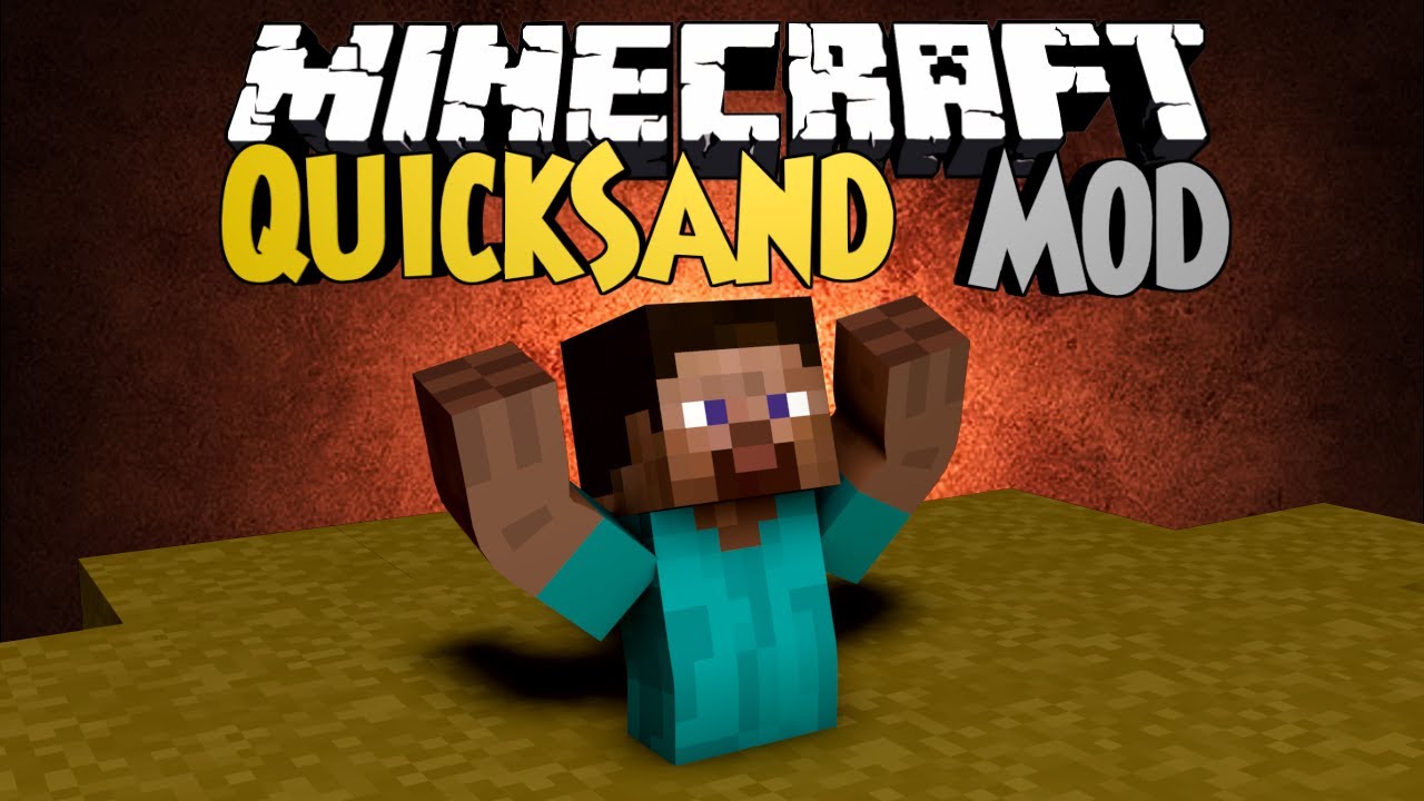 Minecraft Mod Showcase: Quicksand - Swamps and Sinking! - YouTube