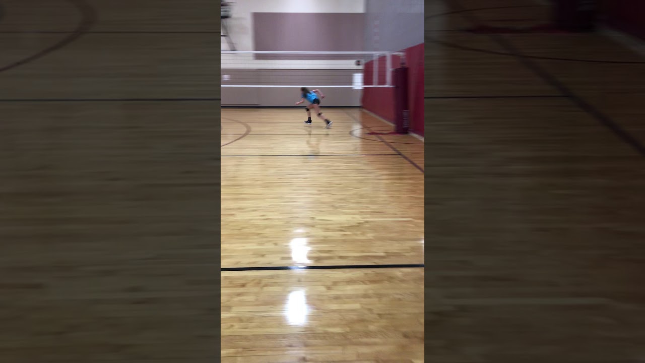 Volleyball Defensive Footwork To Dig A Ball A Few Feet Away From You 3 ...