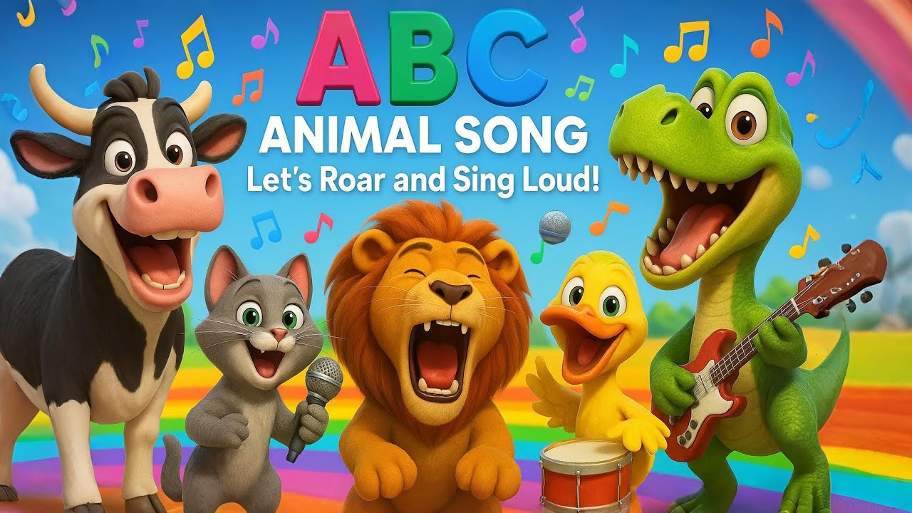 ABC Animal Song – Let’s Roar and Sing Loud! 🐾🎤 | A to Z Musical Safari ...