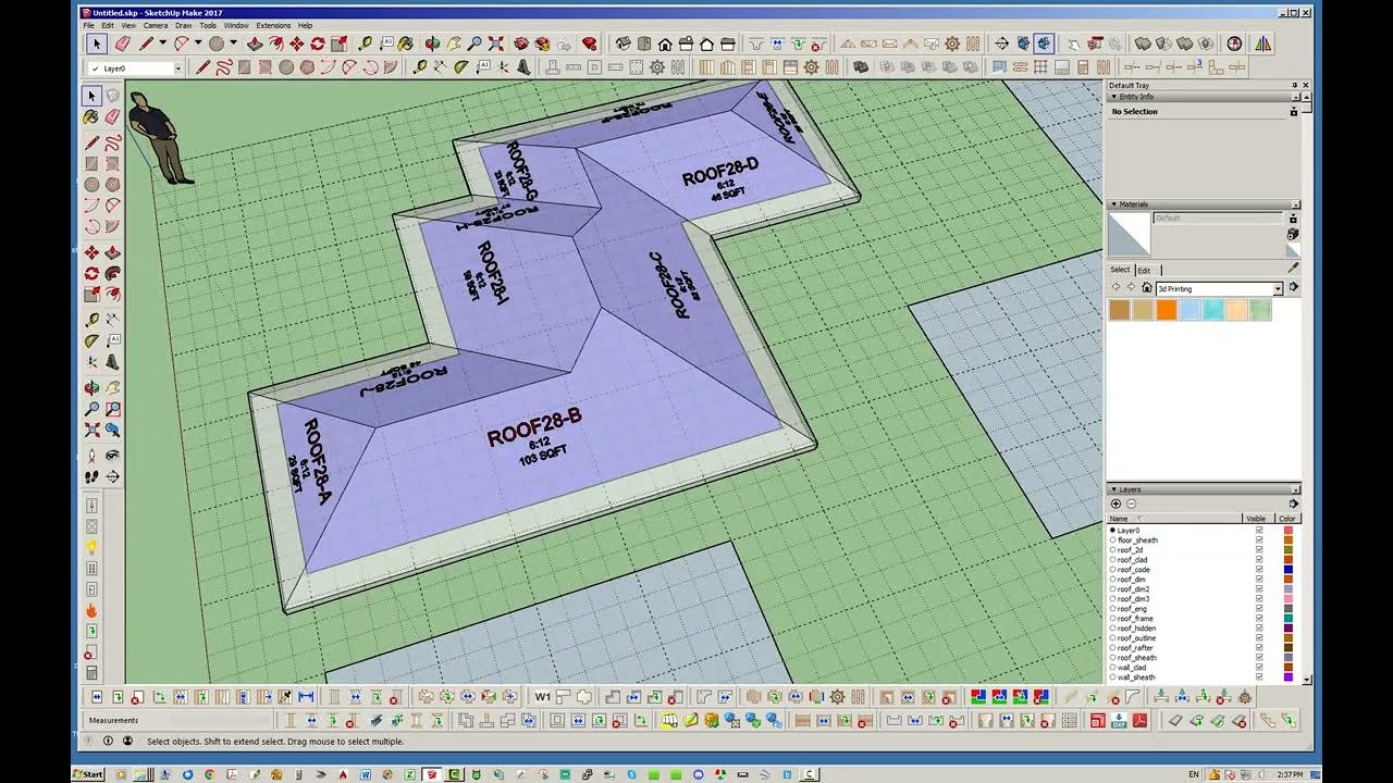 Medeek Truss Plugin Tutorial 27 - Drawing Complex Roofs - YouTube