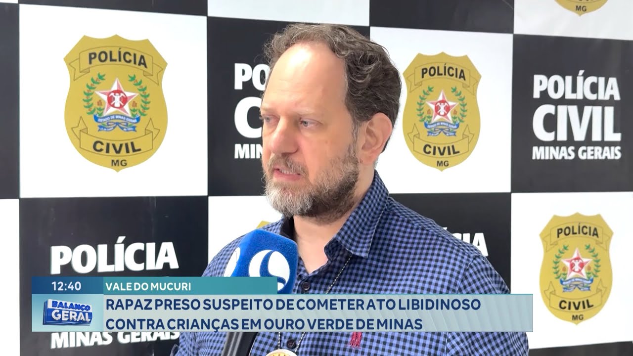 Vale do Mucuri Rapaz Preso Suspeito de Cometer Ato Libidinoso contra ...