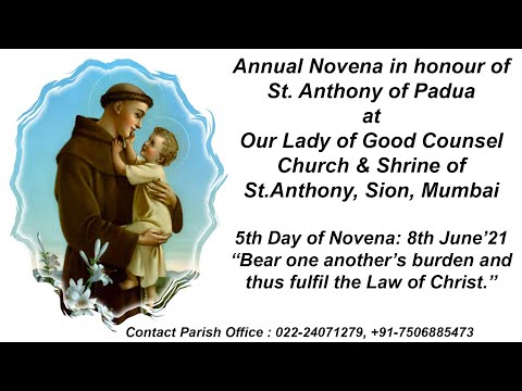 5th Day of Novena in Honour of St. Anthony of Padua at OLGC Church & Shrine of St.Anthony, Sion - 22