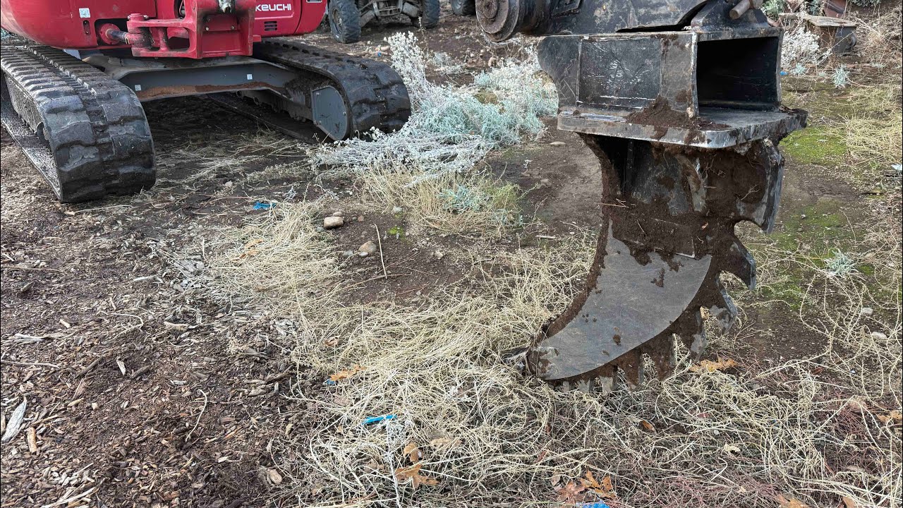 New Stump Ripper #construction #stumpremoval #excavator - YouTube