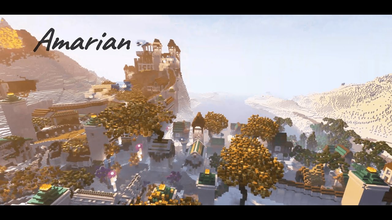 1 YEAR MINECRAFT WORLD CINEMATIC! - YouTube