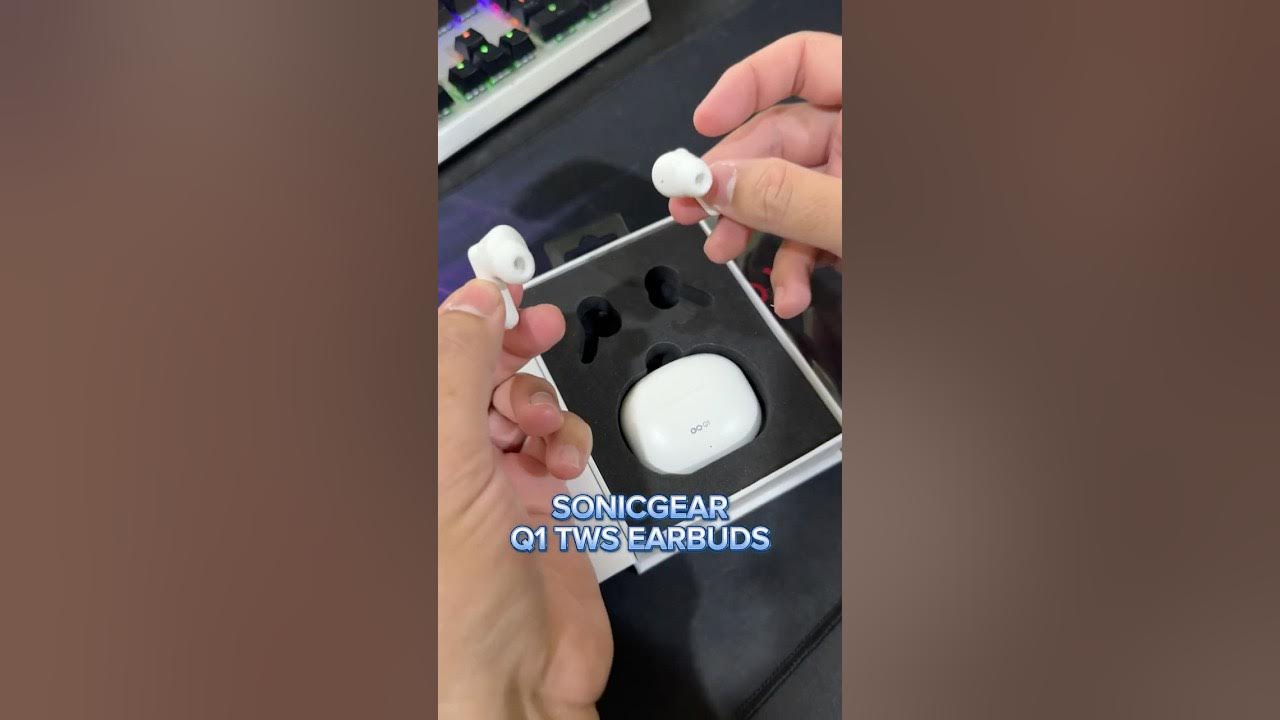 TWS Earbuds Harga Murah Support Bluetooth 5.4! | Sonicgear Q1 TWS Review Malaysia - YouTube