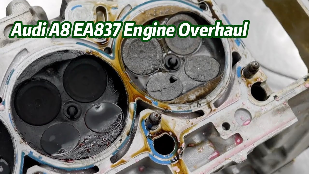 Audi A8 EA837 Engine Overhaul - YouTube