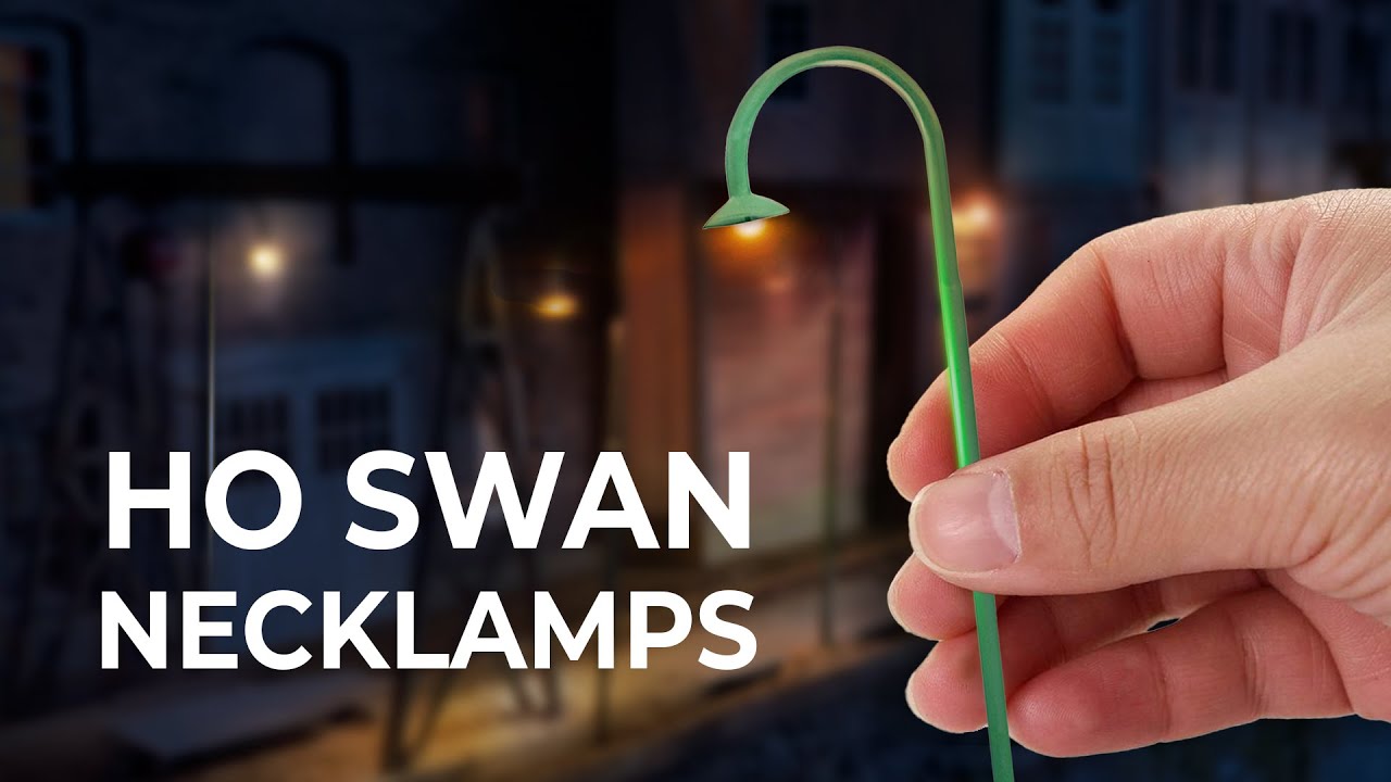 How to Easily Mount your Dwarvin HO Swan Neck Lamp featuring. #trainz # ...