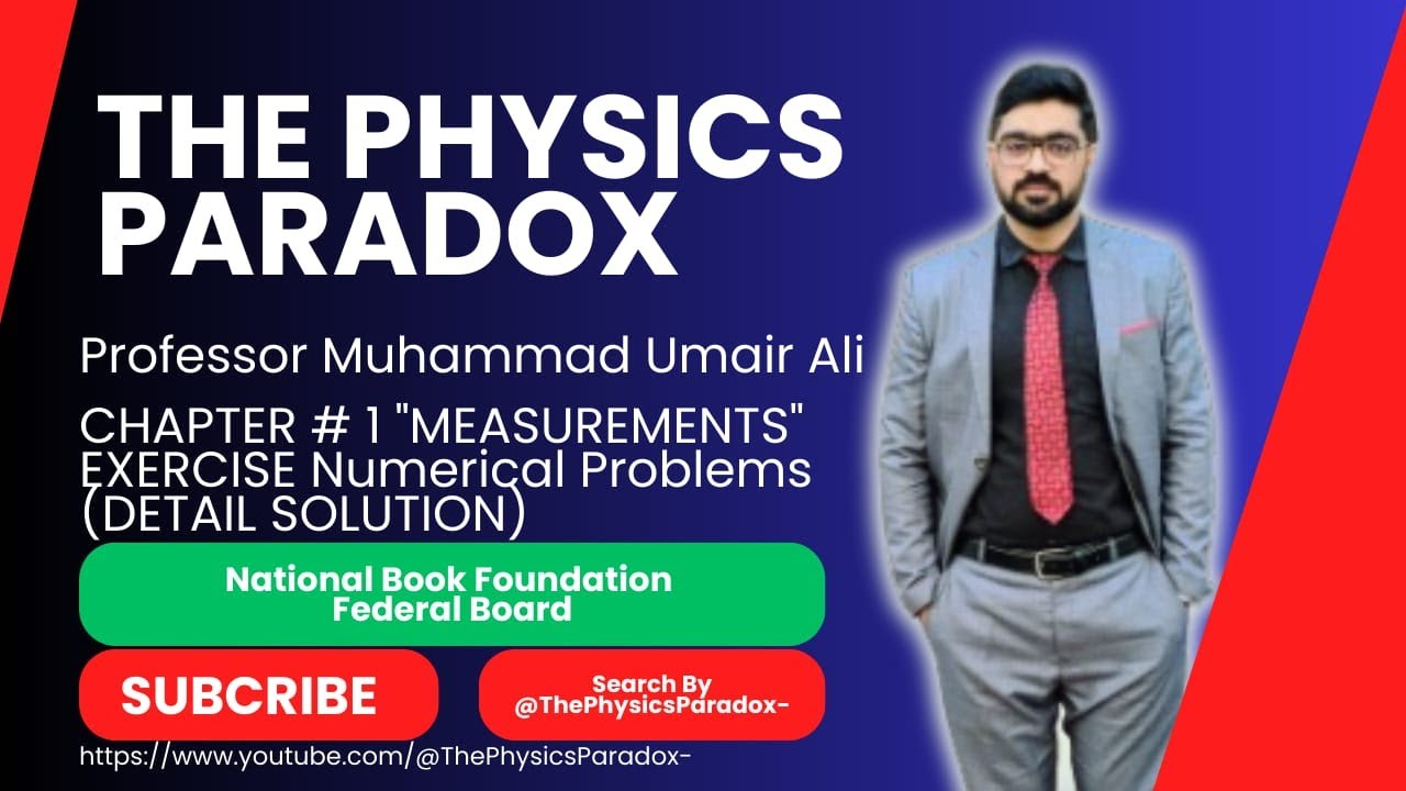 First year Physics |Chapter 1 Numerical Problems |Solution| New Syllabus |National Book ...