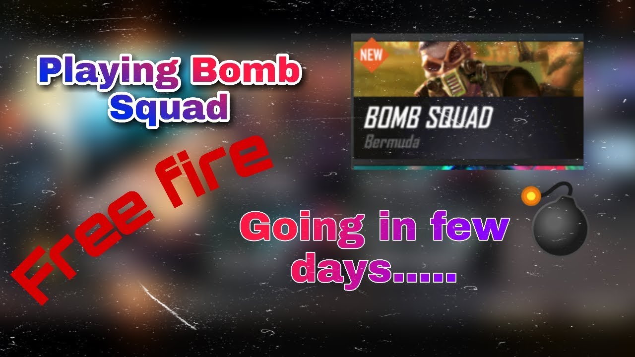 Playing Bomb squad | Free fire | Gangstar gamer - YouTube