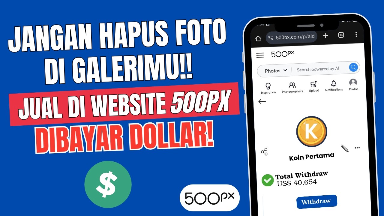 Upload Foto, Dapat Dollar! 💸 Cara Jual Gambar di 500px untuk Pemula ...