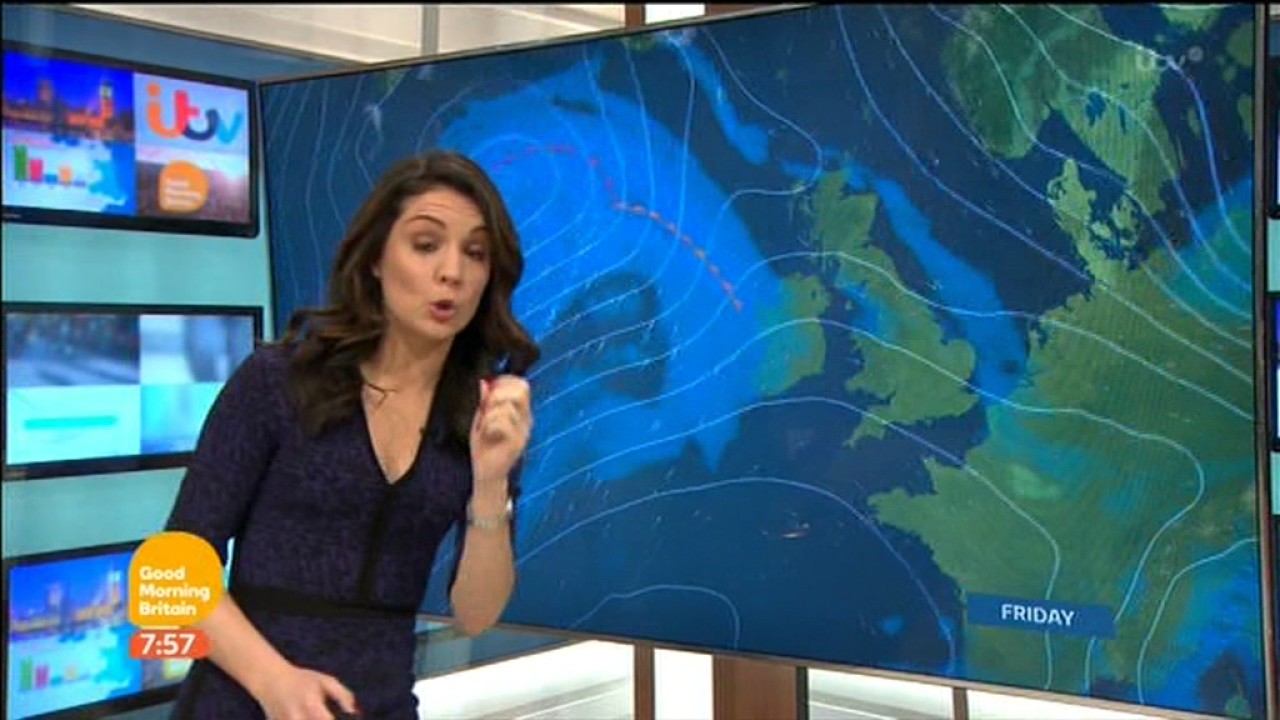 Laura Tobin GMB Weather 2017 02 21 - YouTube