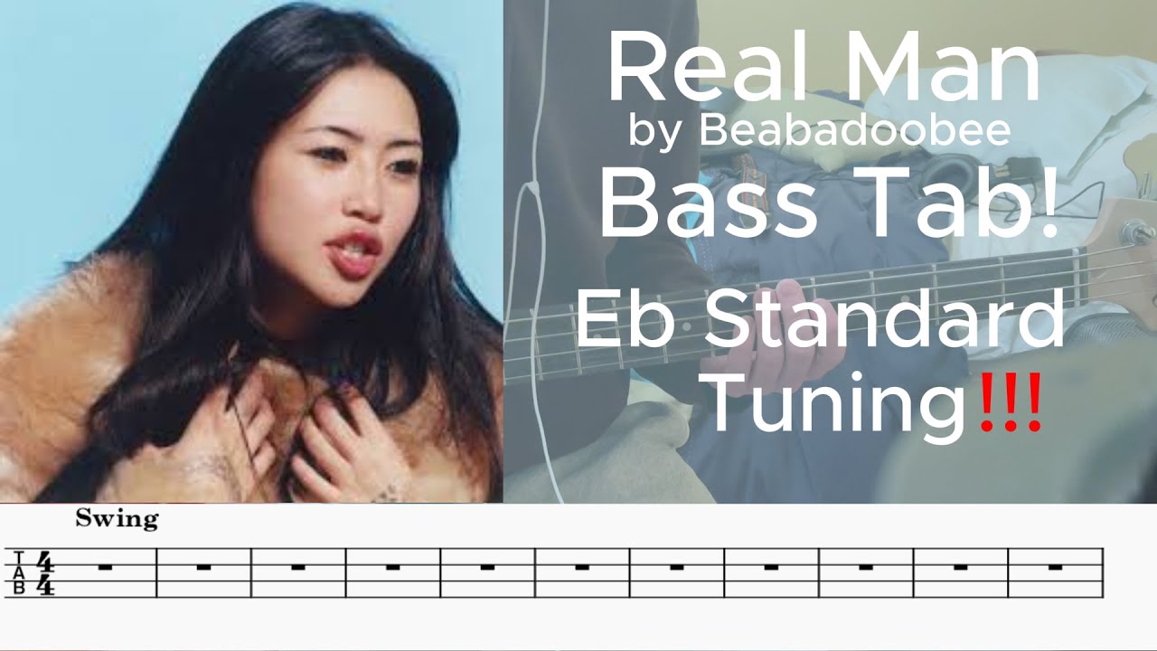 Beabadoobee - Real Man (Bass Cover with Tabs) - YouTube